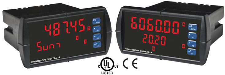 Precision Digital PD6060 ProVu DUAL-INPUT PROCESS METER - Process ...