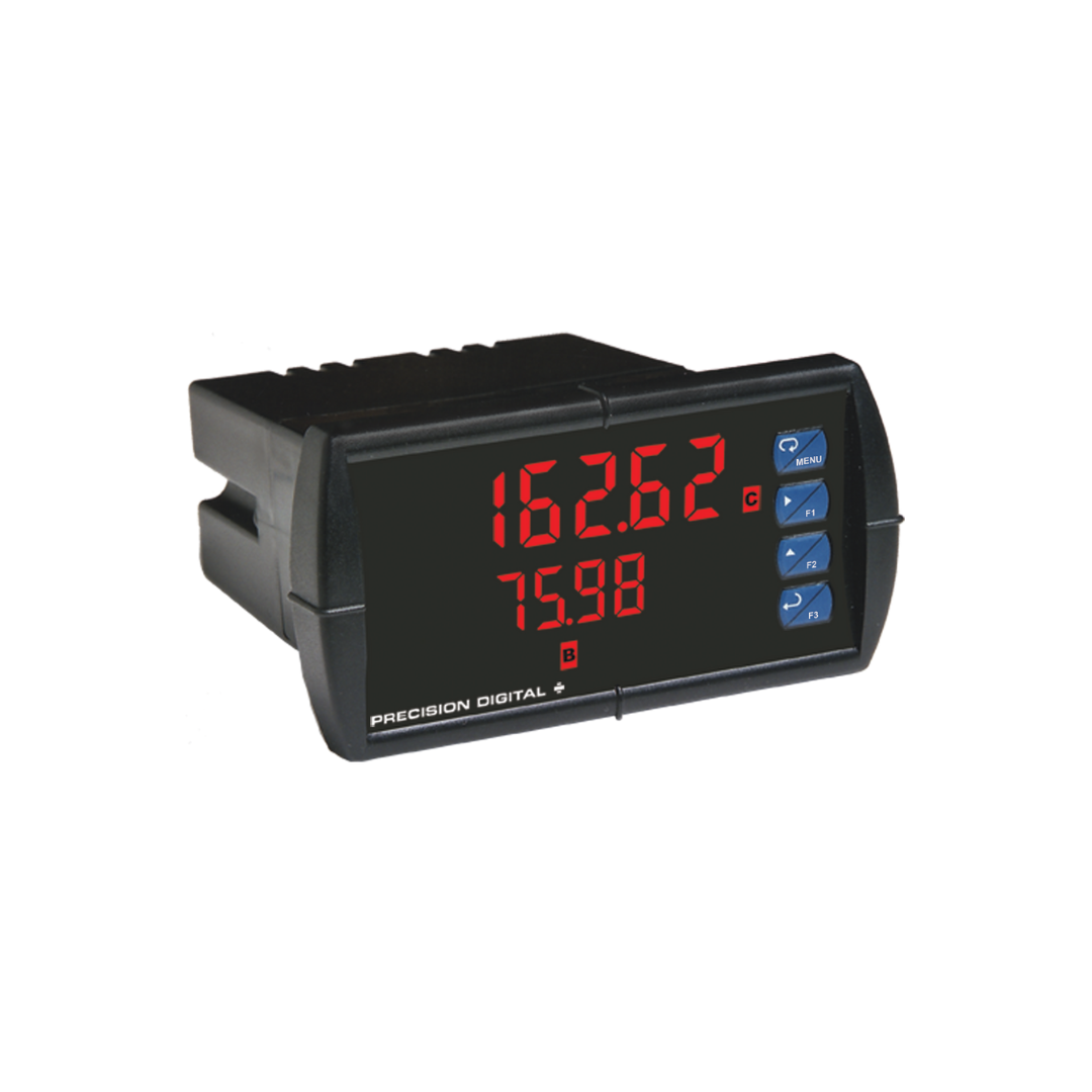 Precision Digital PD6262 ProVu Dual Analog Input Flow Rate/Totalizer - Process Instruments