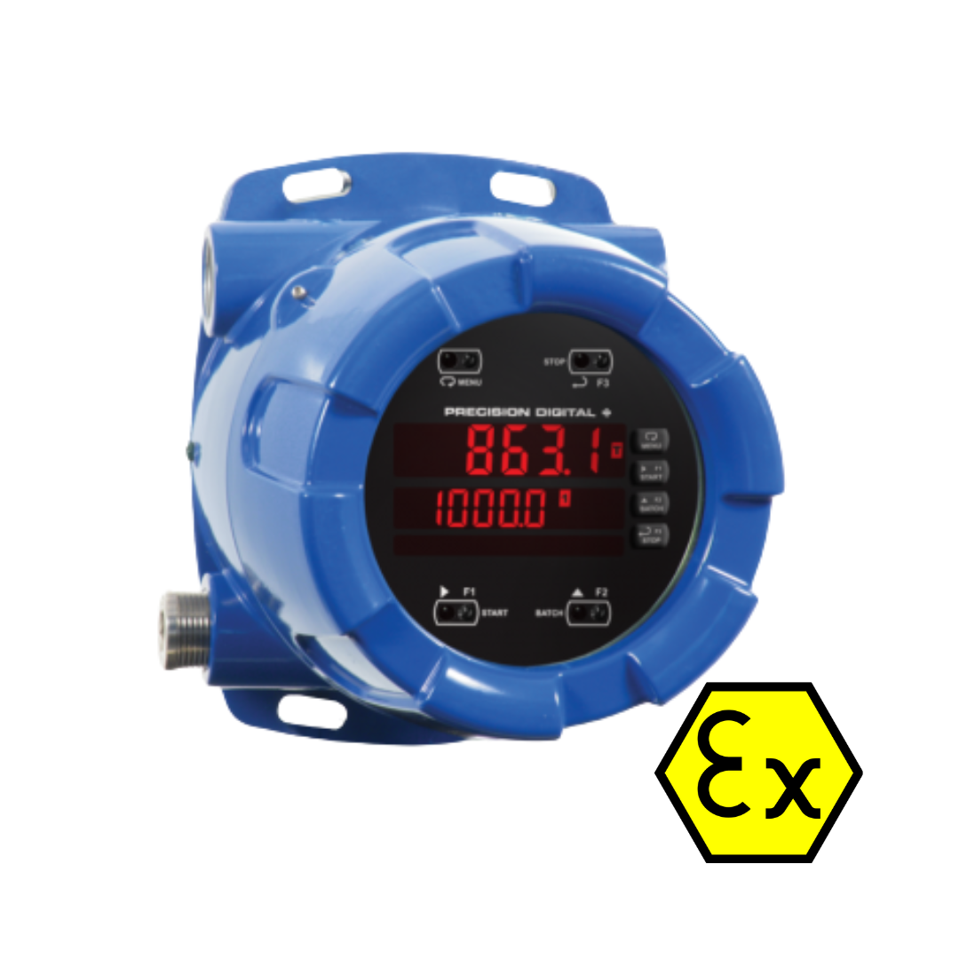 Precision Digital PD8-6310 ProtEX-MAX Explosion-Proof Pulse Input Batch Controller - Process ...