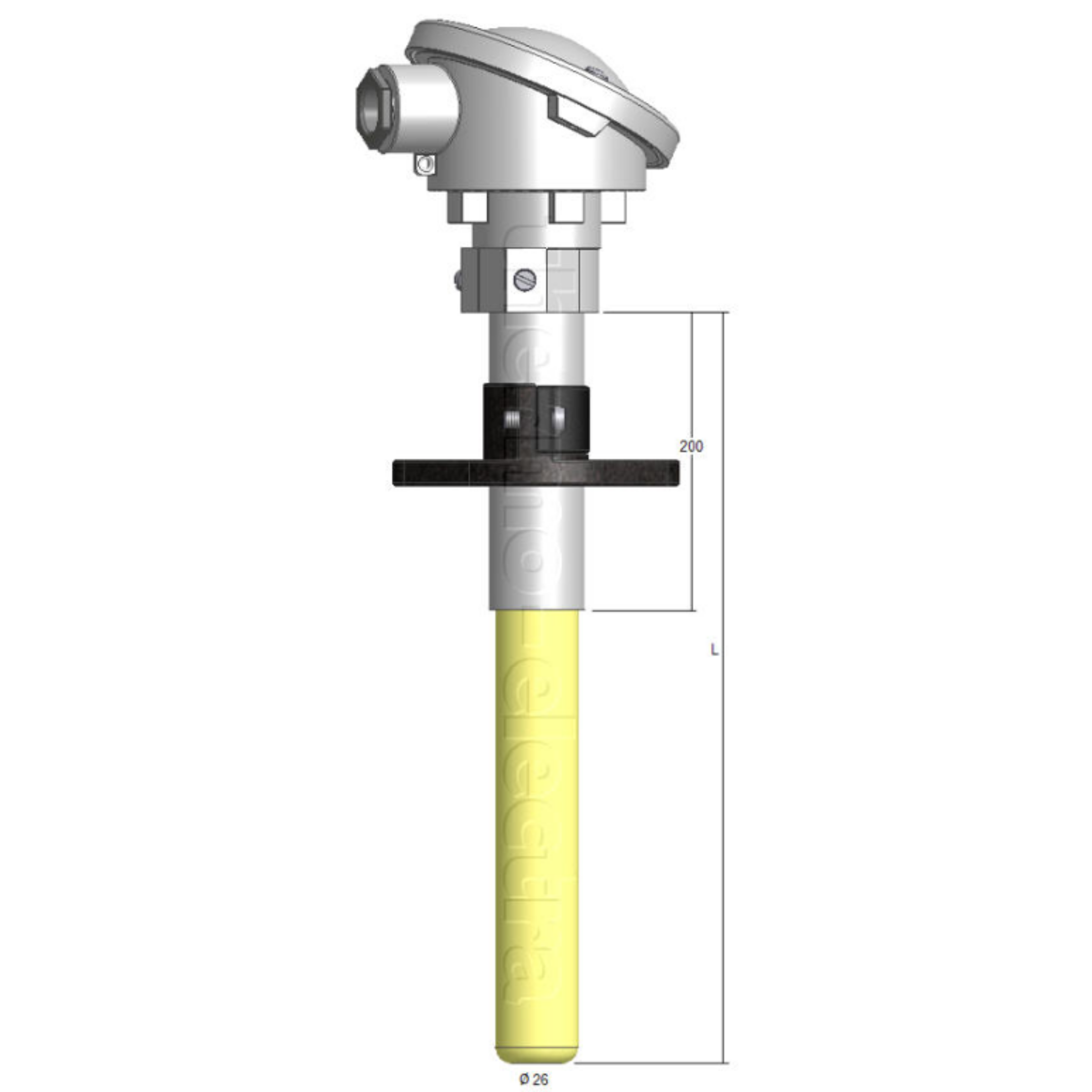 Thermo-Electra HT 4040 Thermal shock resistant thermocouple - Process ...
